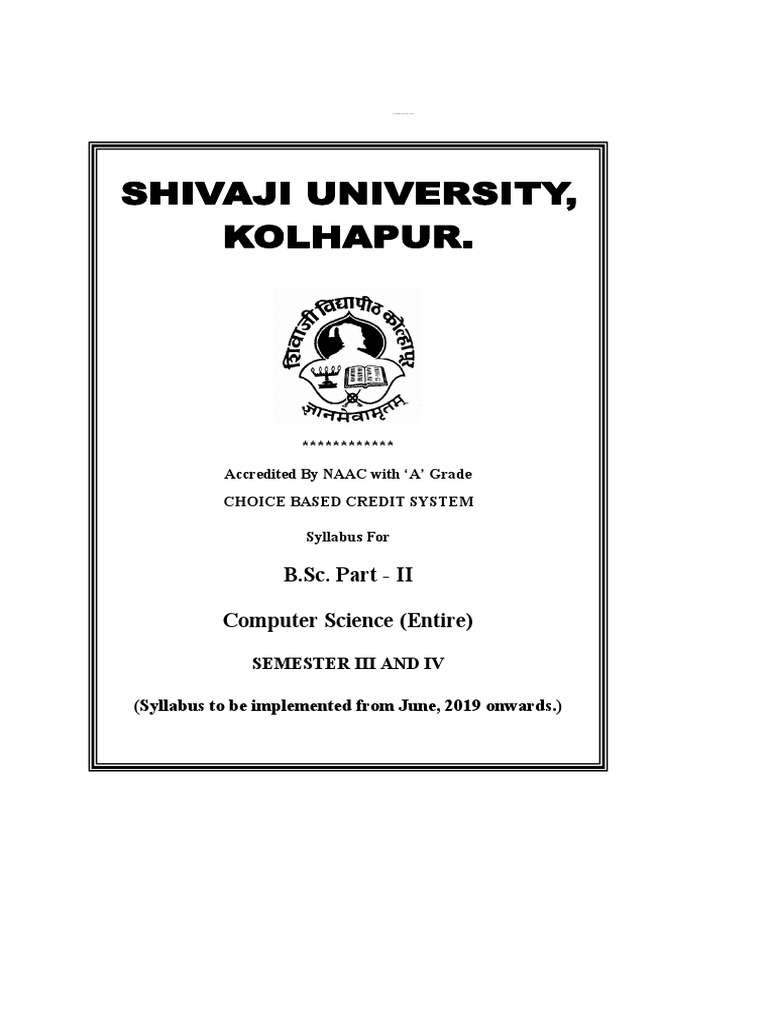 4 B.sc. II Computer Science (Entire) 2019-20 | PDF | Relational ...