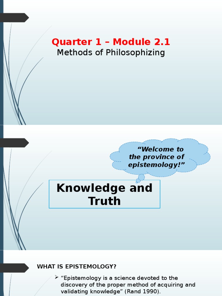 Module 2.1 | PDF | Proposition | Argument