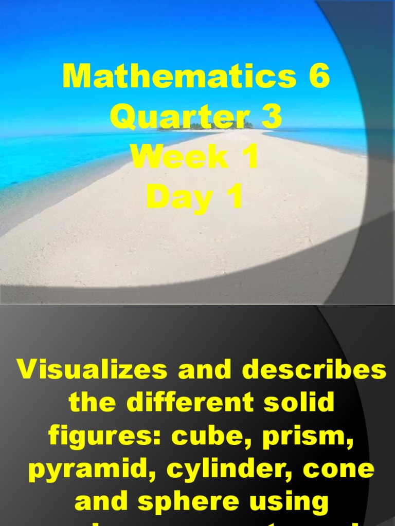 COT 1 - Math 6 Final | PDF | Shape | Geometric Shapes