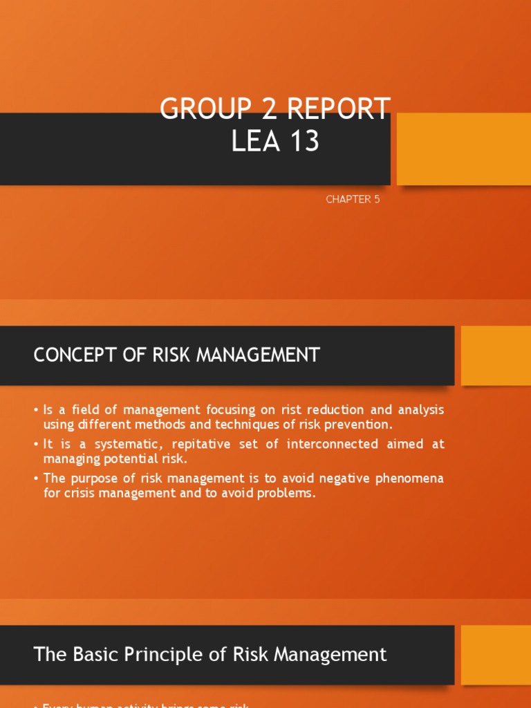 Group 2 Report (Lea 13 - SLCB) | PDF | Risk | Risk Management