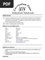 Marriage Biodata Format For A Muslim Girl | PDF | Hajj | Hijab