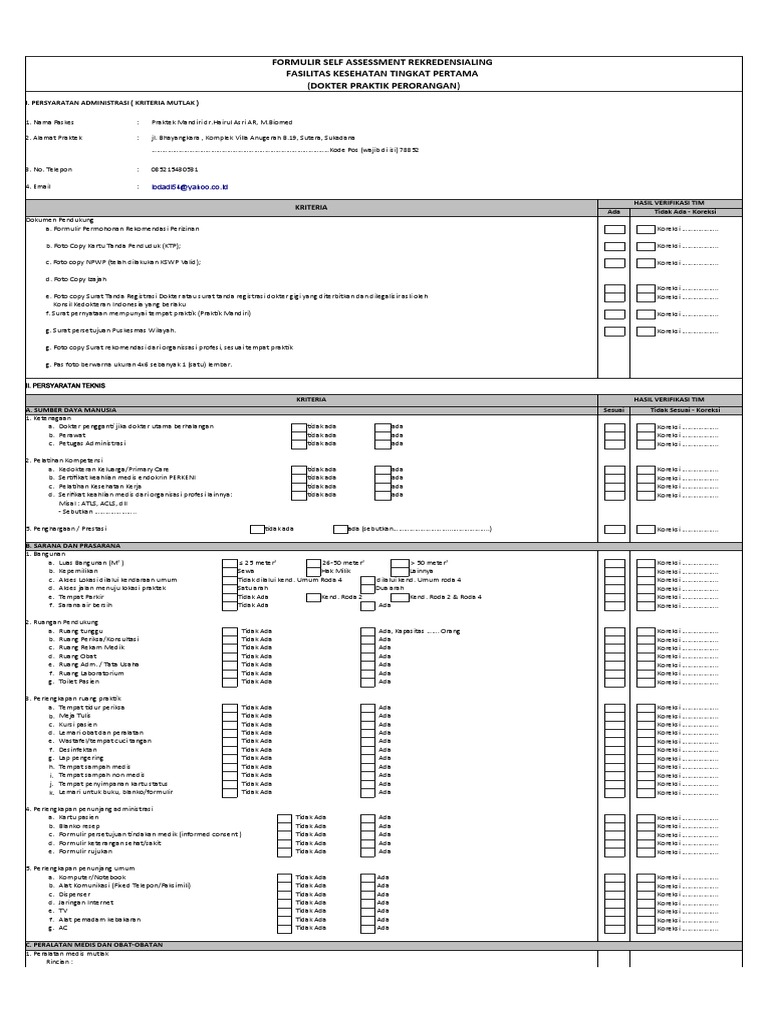 Final Format Self Assessment | PDF