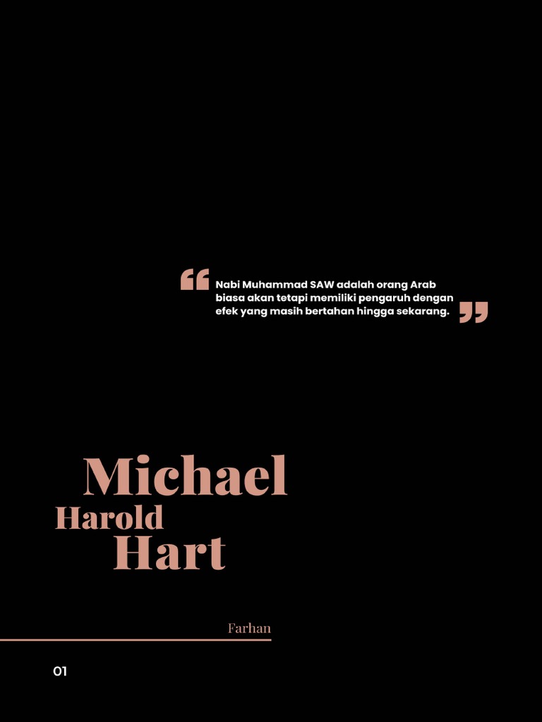 Michael H Hart - Farhan | PDF