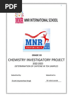 Chemistry Investigatory Project Grade 11 | PDF