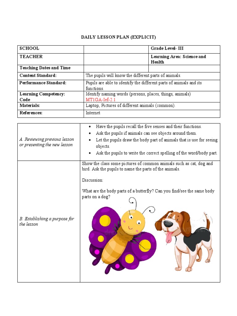 MTB Lesson Plan | PDF | Lesson Plan | Teaching Method