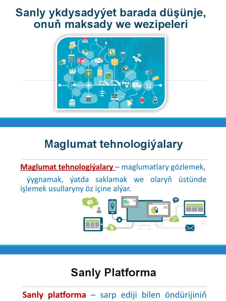 Sanly Ykdysadyyet1 | PDF