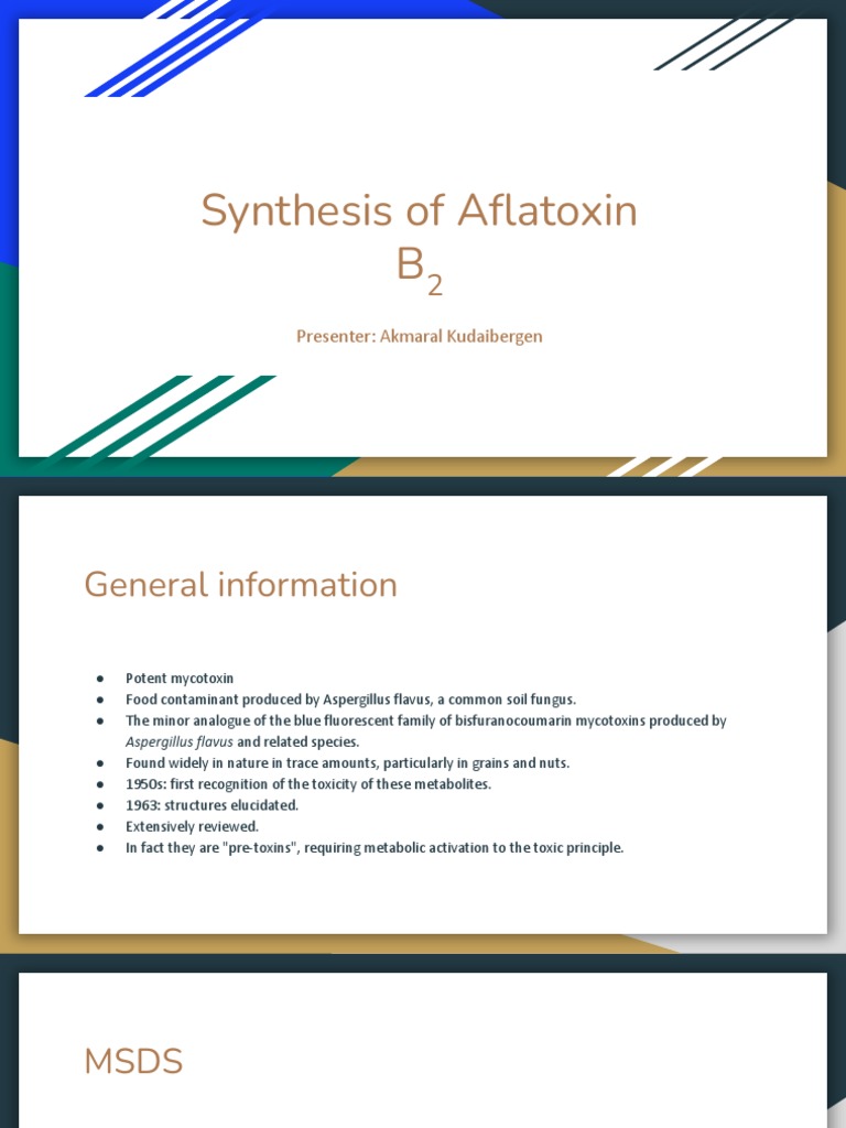 Aflatoxin B2 | PDF | Mycotoxin | Toxicology