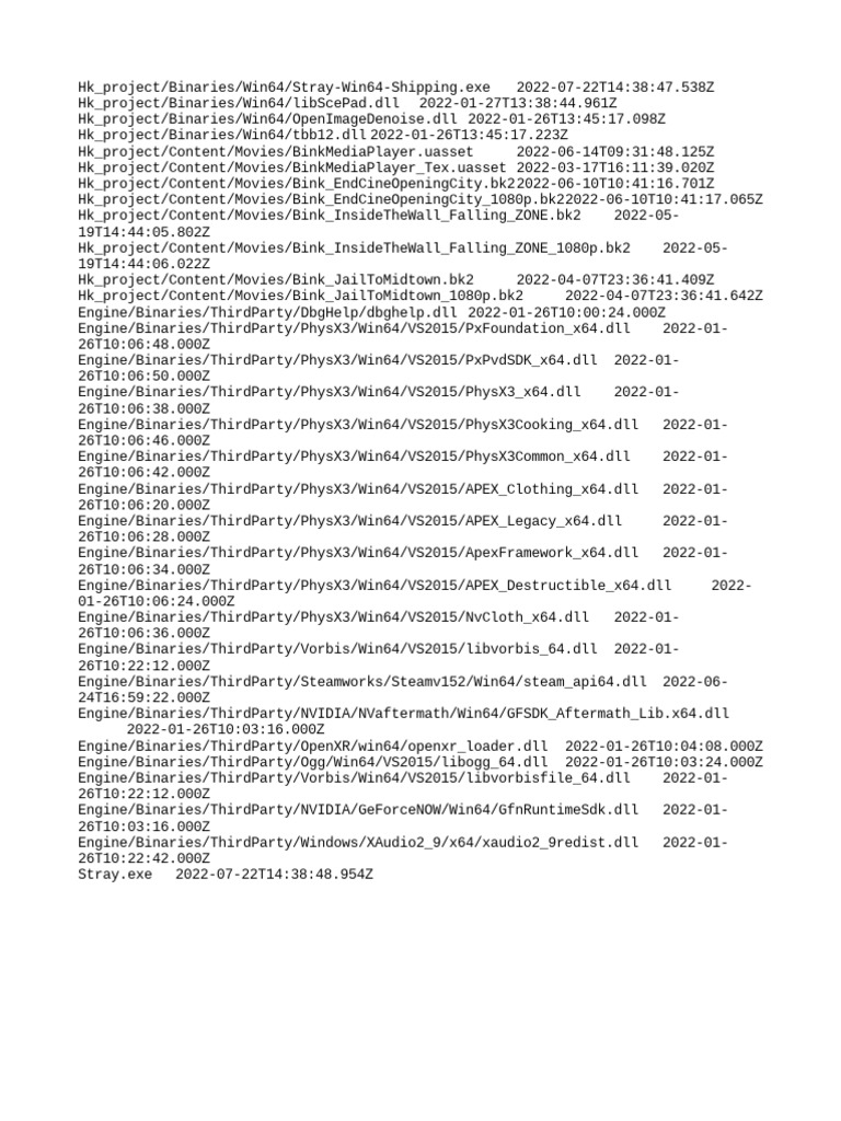 Manifest NonUFSFiles Win64 | PDF | System Software | Computer Architecture