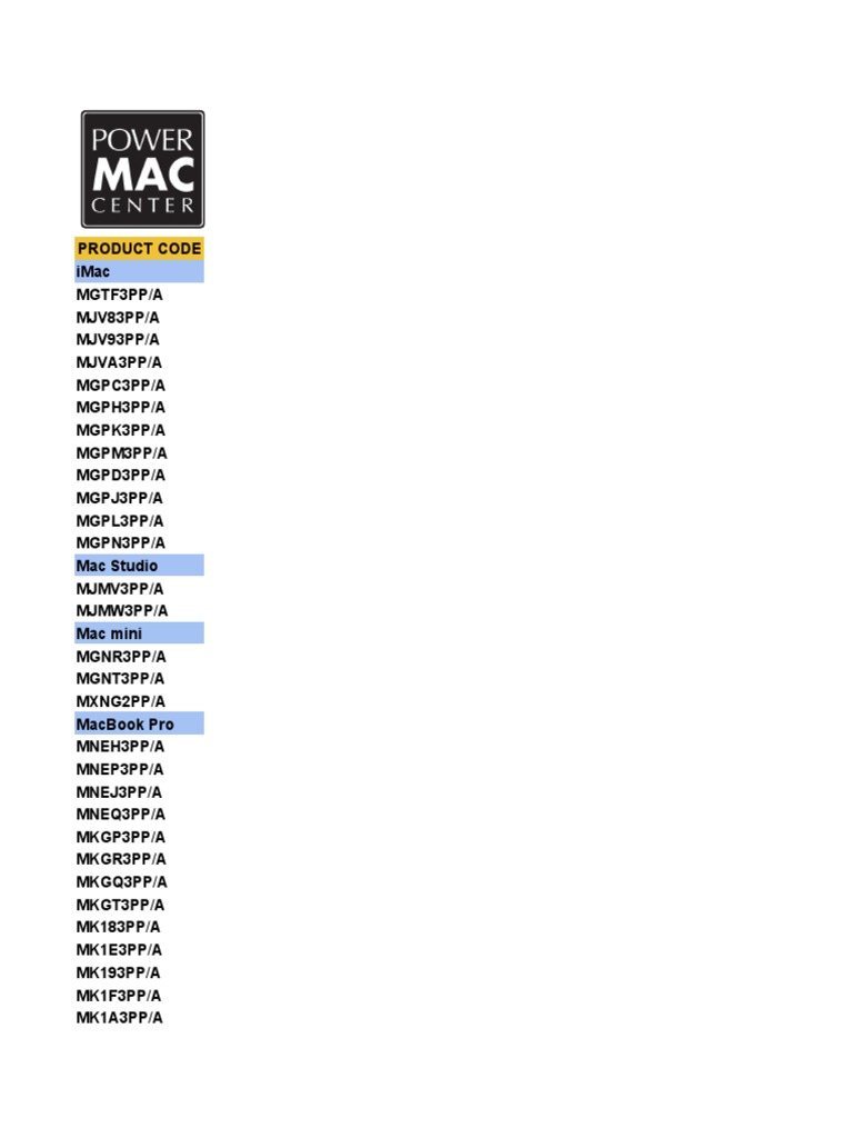POWER MAC CENTER Education Pricelist | PDF | Macintosh | Apple Inc.