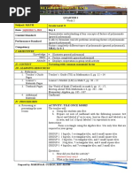 Detailed Lesson Plan in Mathematics 3 | PDF | Multiplication | Teaching ...