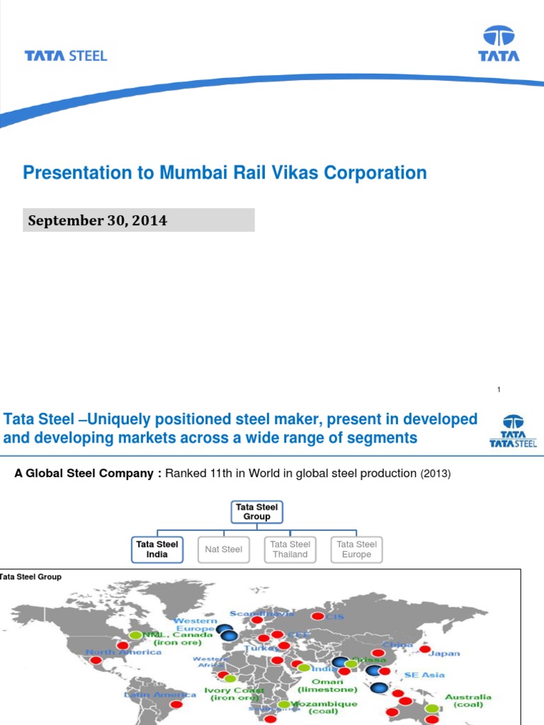 Tata Steel - MRVC | PDF | Steel | Sales