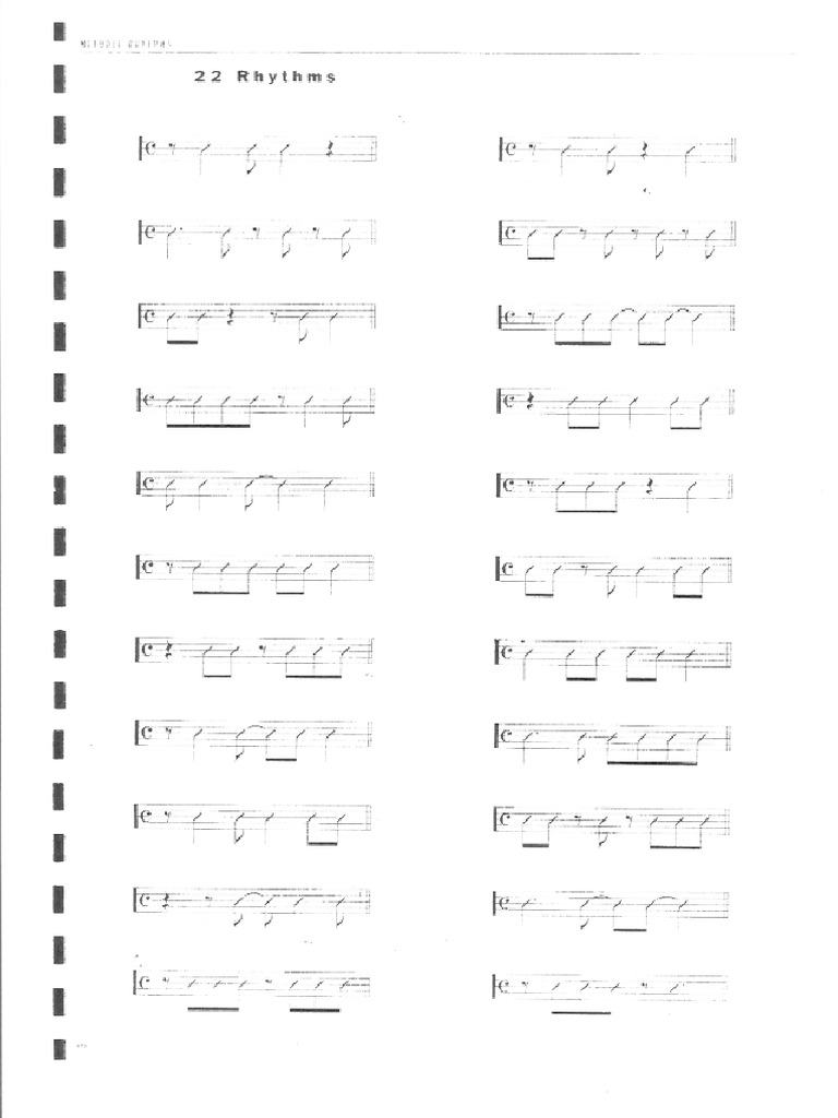 Rhythm Patterns 3 | PDF