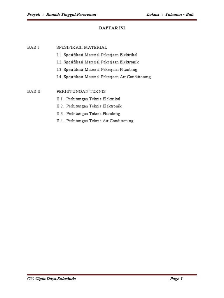 PBG-MEP Rumah Tinggal Pererenan | PDF