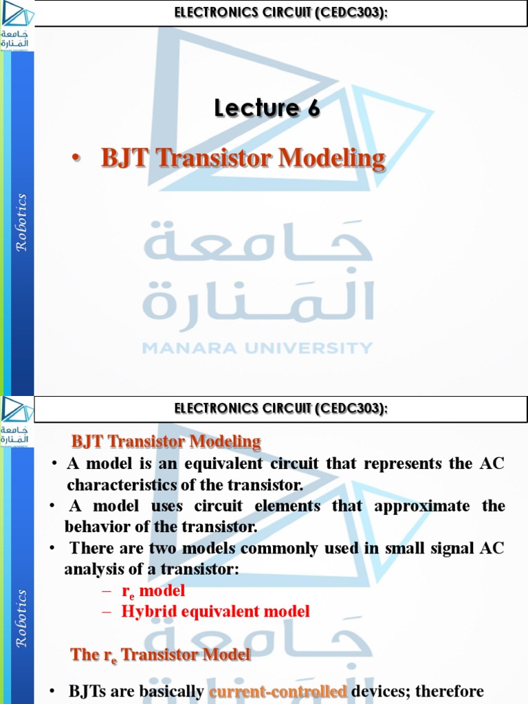BJT Transistor Modeling | PDF | Bipolar Junction Transistor | Transistor