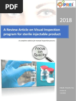PDA Visual Inspection of Injectable Products | PDF