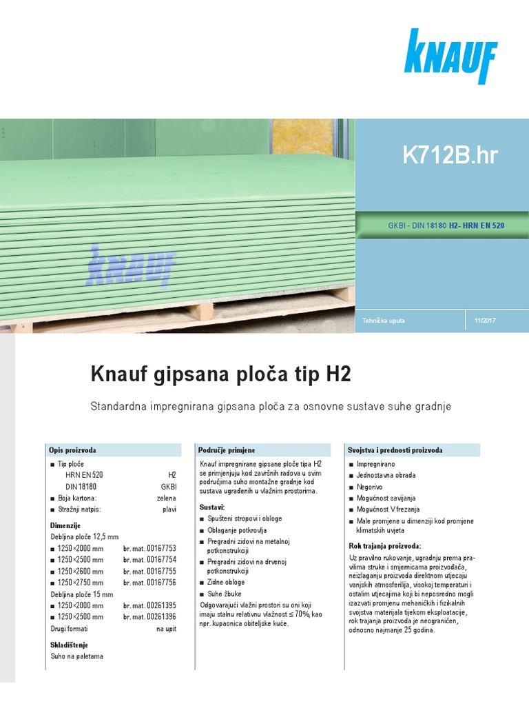 Knauf Ploča-Pregradni Zid | PDF