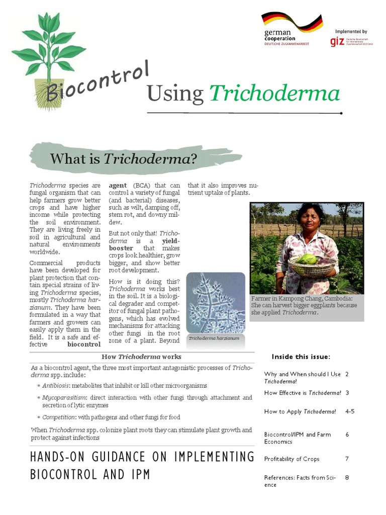 Trichoderma Leaflet Final | PDF | Crop Rotation | Plants