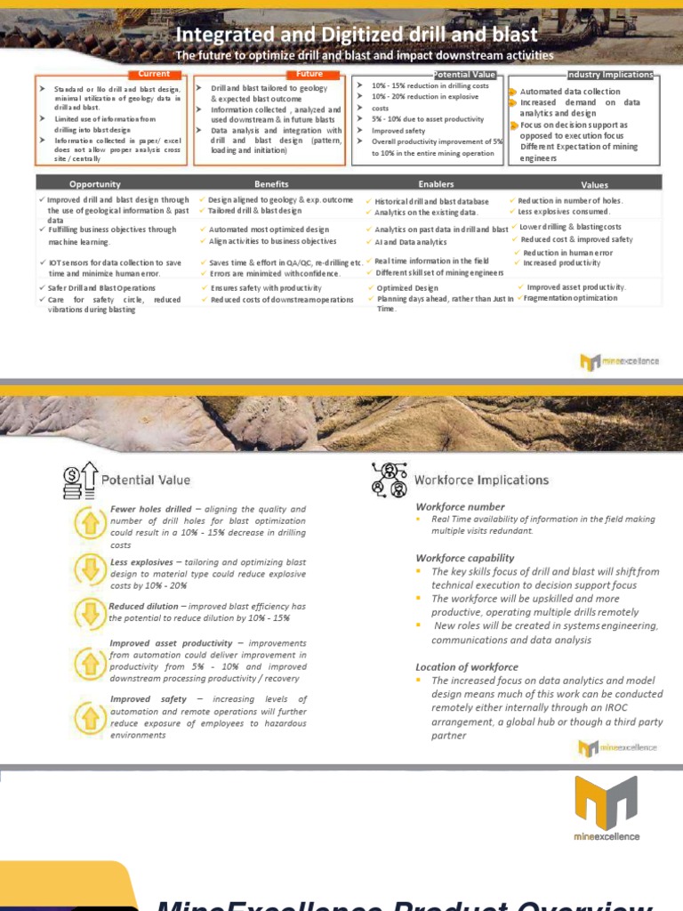Optimizing Drill and Blast Operations | PDF | Analytics | Simulation