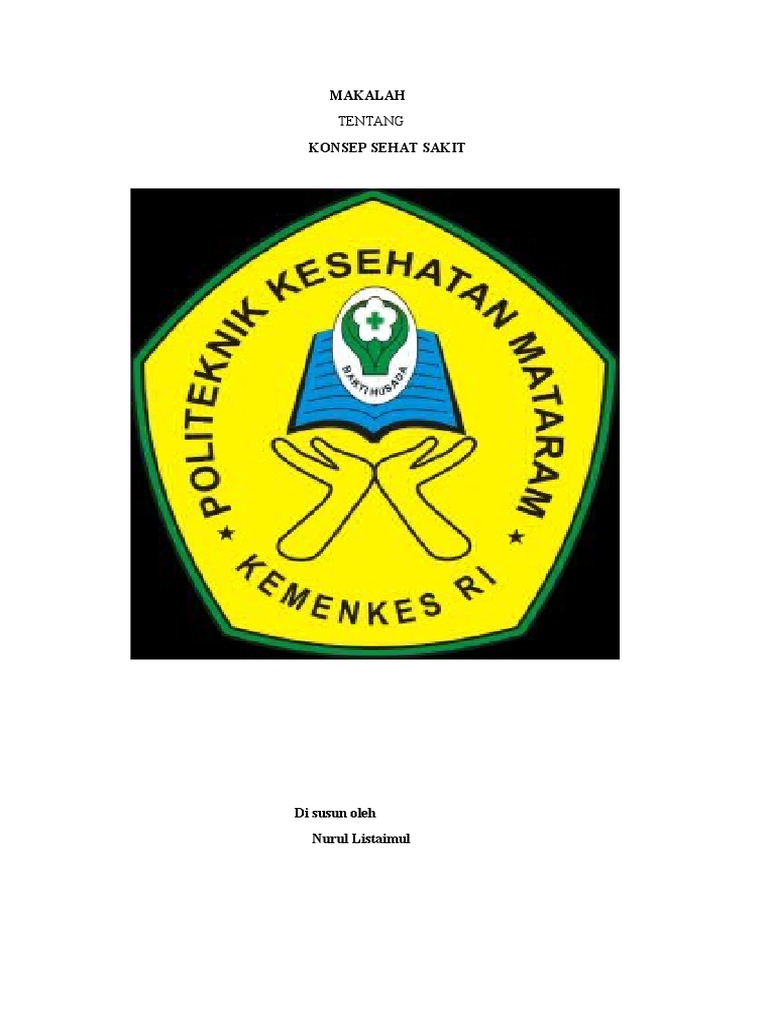 Konsep Sehat dan Sakit dalam Kesehatan | PDF