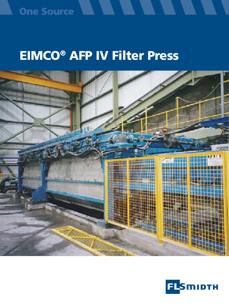 FLSmidthAFP Filter Press Brochure | PDF | Filtration | Chemical Engineering