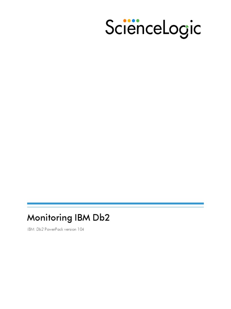 Monitoring Ibm Db2 Pdf Ibm Db2 Active Directory
