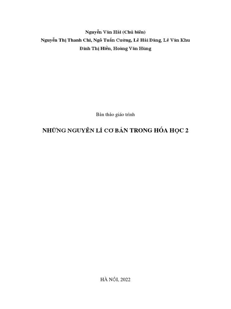 Ban Thao Giao Trinh NLHH 2 | PDF