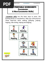 Locomotor and Non Locomotor Movements Folk Dance Basic Step | PDF ...