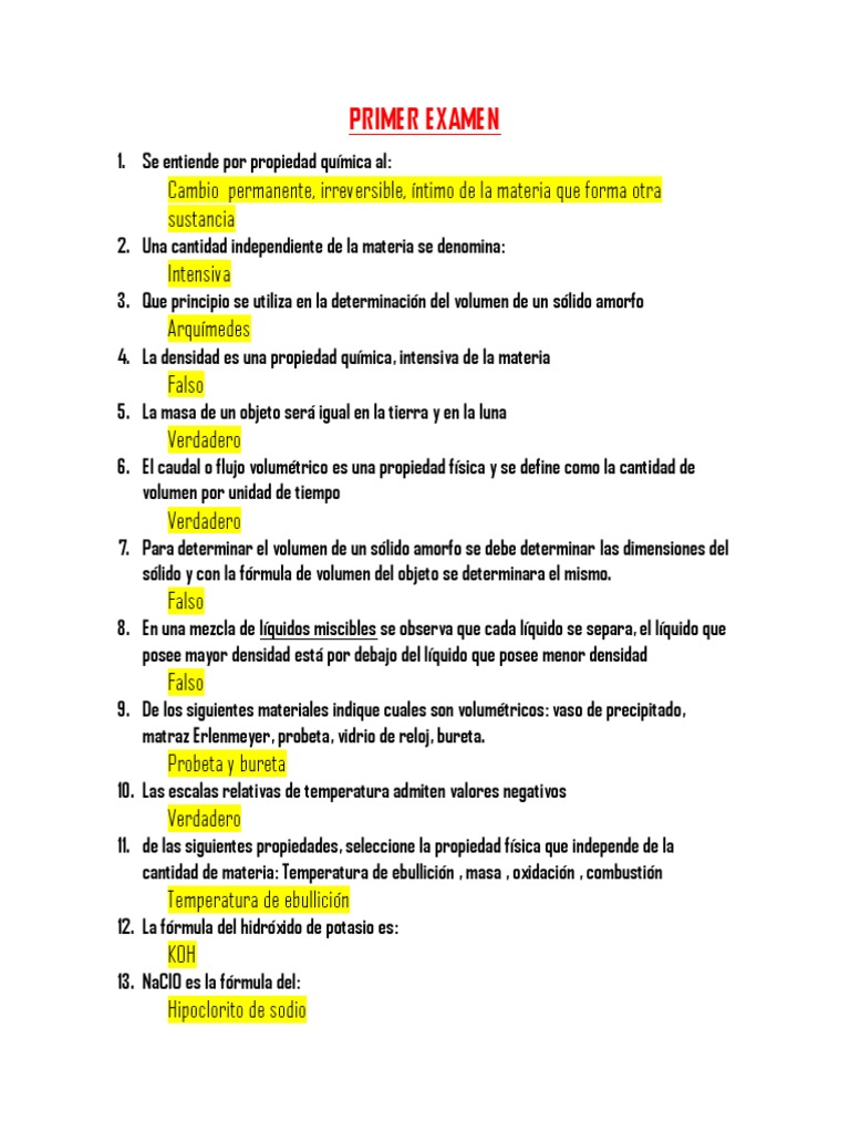 Previos de QMC | PDF | Reacciones químicas | Redox