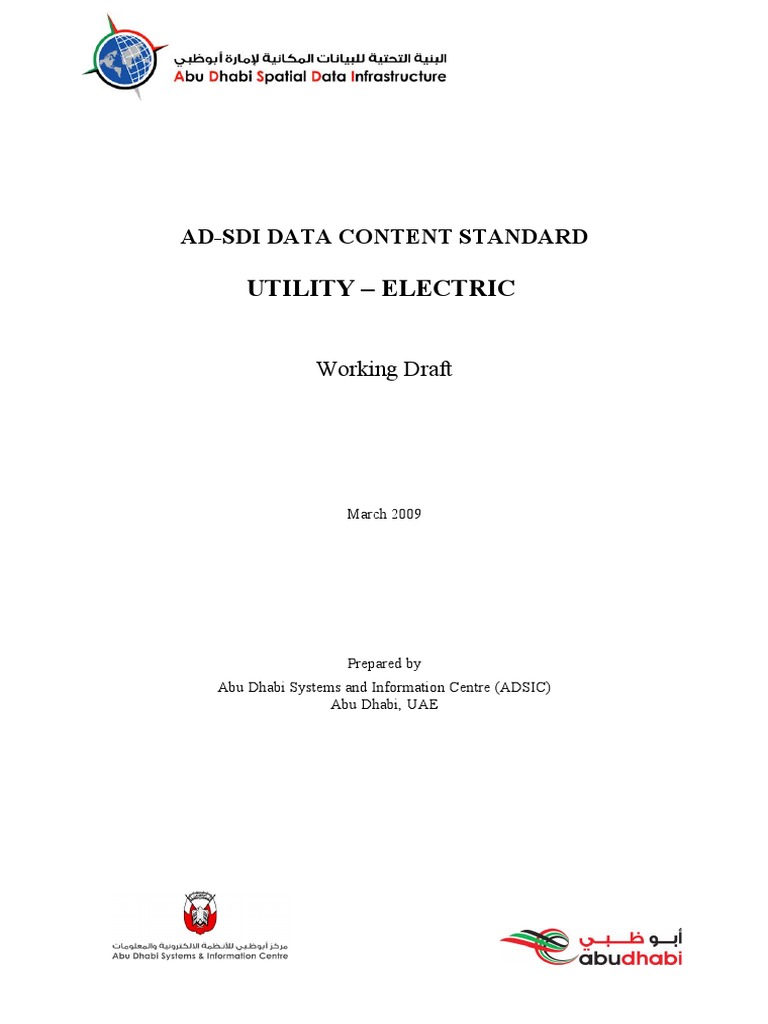 Data Standards Utility Electric2 | PDF | Electric Power Distribution | Electrical Substation