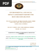 Gold Exploration Proposal in Benishangul | PDF | Mining | Gold