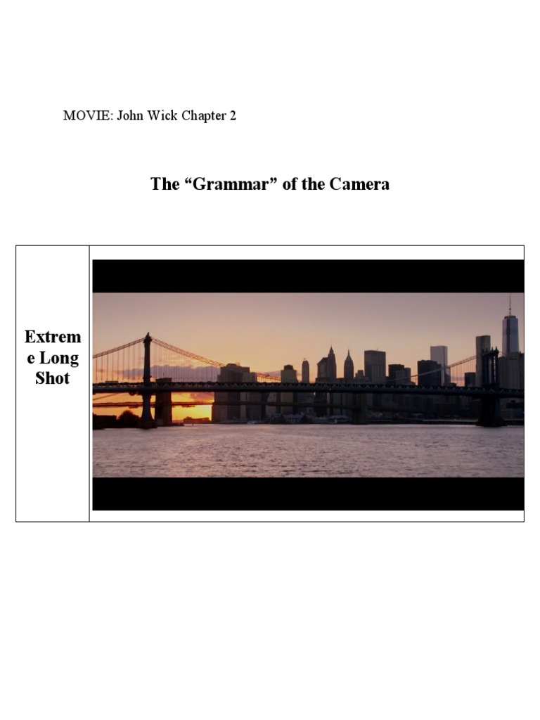 Activity1 Grammar of The Camera | PDF
