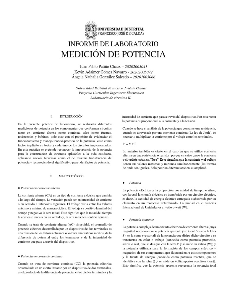Informe 3 | PDF