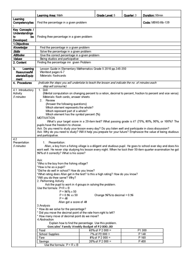 Finding the Percentage: A Step-by-Step Guide to Solving Percent ...