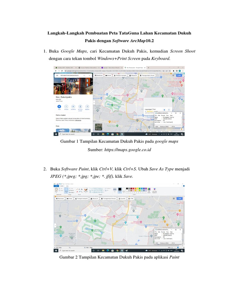 Cara Membuat Peta Tata Guna Lahan | PDF