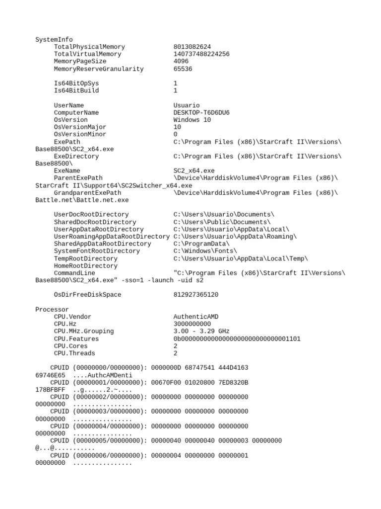 2022-10-01 01.02.40 SystemInfo | PDF | Computer Engineering | Computer Hardware