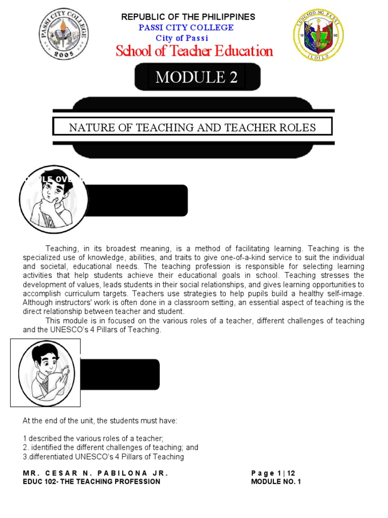 Module 2. TTP | PDF | Teachers | Teaching Method