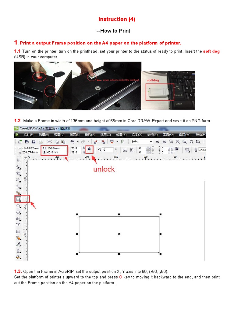 4-Instruction of How To Print A3 EN A3 Uv l1800 | PDF | Printer (Computing) | Office Equipment