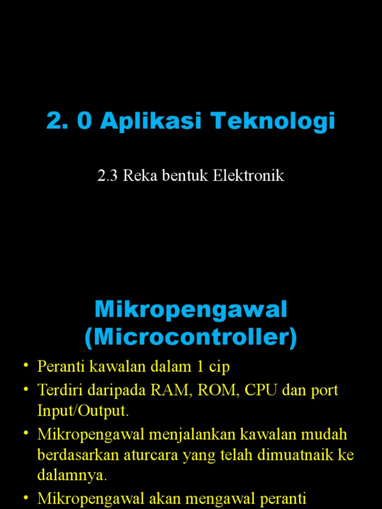 Reka Bentuk Elektronik RBT F2 | PDF