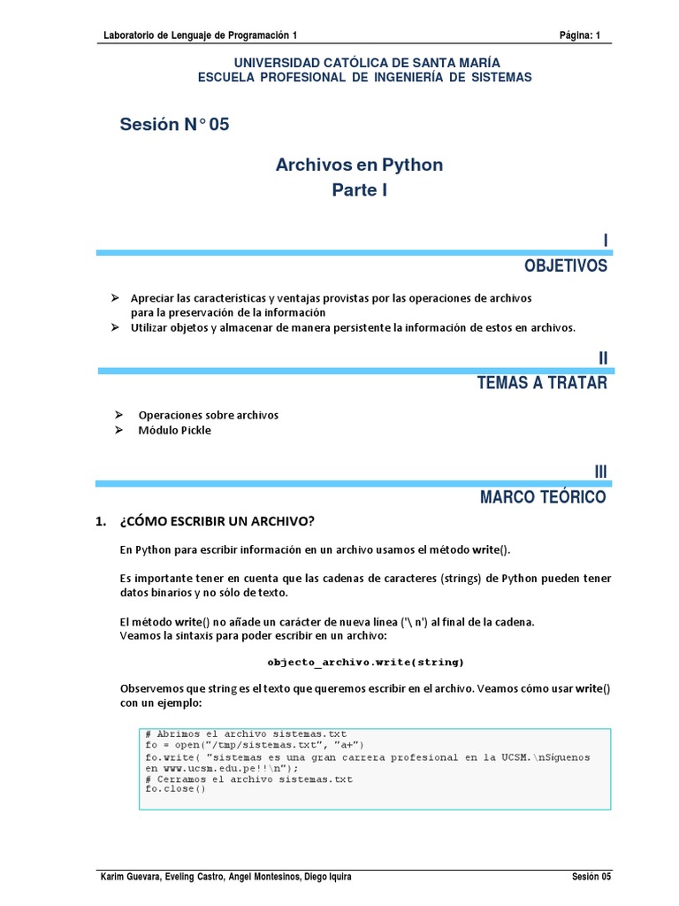 Guía de Prácticas de Lenguajes de Programación #05 - 2022 | PDF
