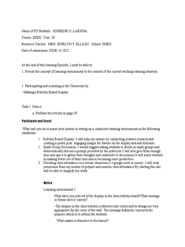 FS2 Ep5 | PDF | Learning | Teachers