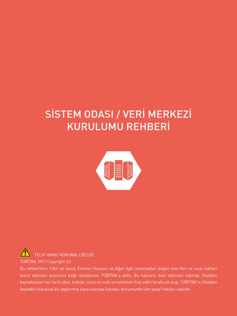 TUBITAK BILGEM - YTE SistemOdasiVeriMerkeziKurulumuRehberi | PDF
