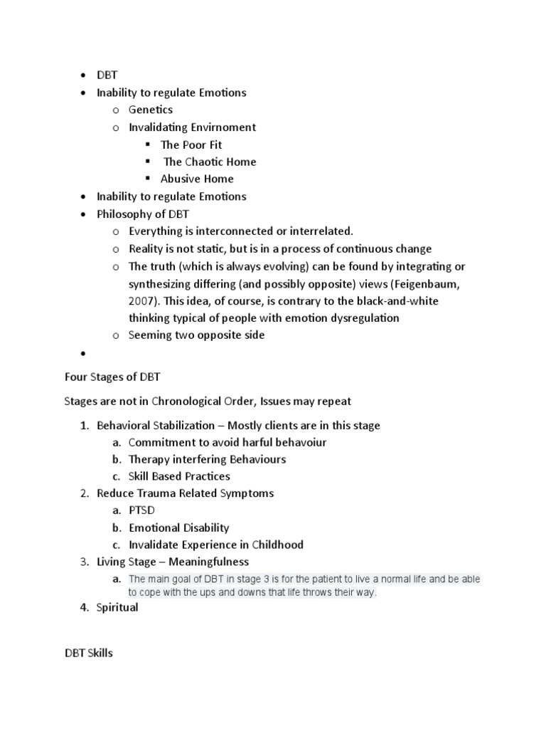 What Is DBT | PDF