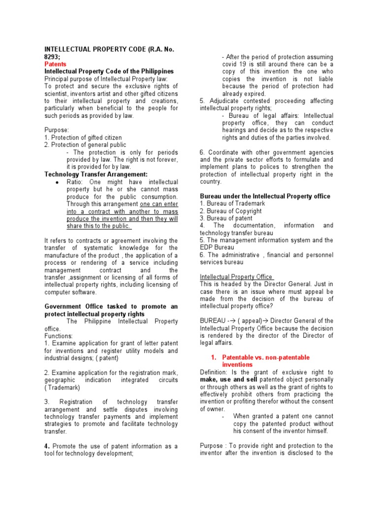 Intellectual Property | PDF | Patent | Intellectual Property