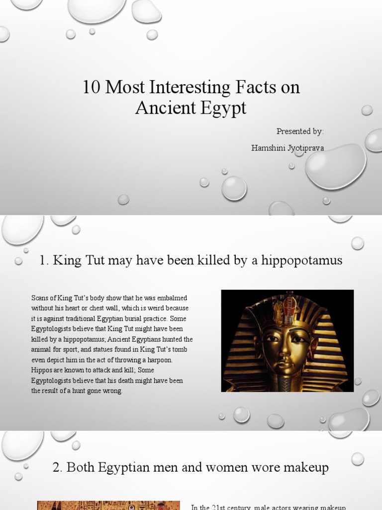 10 Fascinating Facts About Ancient Egypt | PDF | Ancient Egypt ...