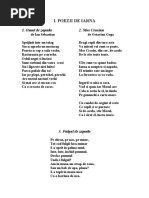 Versuri Cantece Toamna | PDF