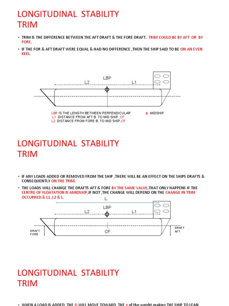 Seam 2 Longitudinal Stability | PDF | Ships | Shipping
