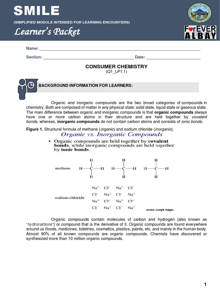 Consumer Chemistry Q1 | Download Free PDF | Functional Group | Organic ...