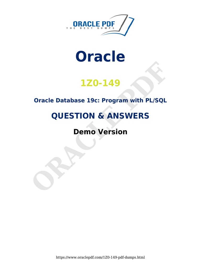 Oracle Pdf Pdf Pl Sql Data Management