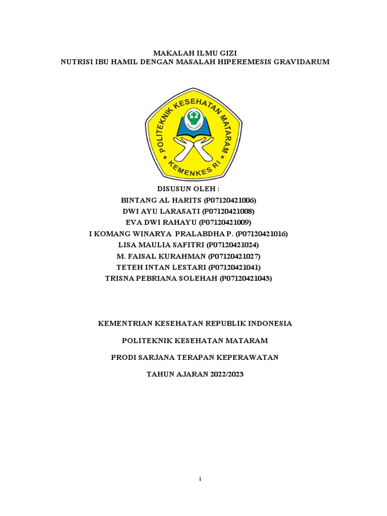 Makalah Ilmu Gizi | PDF