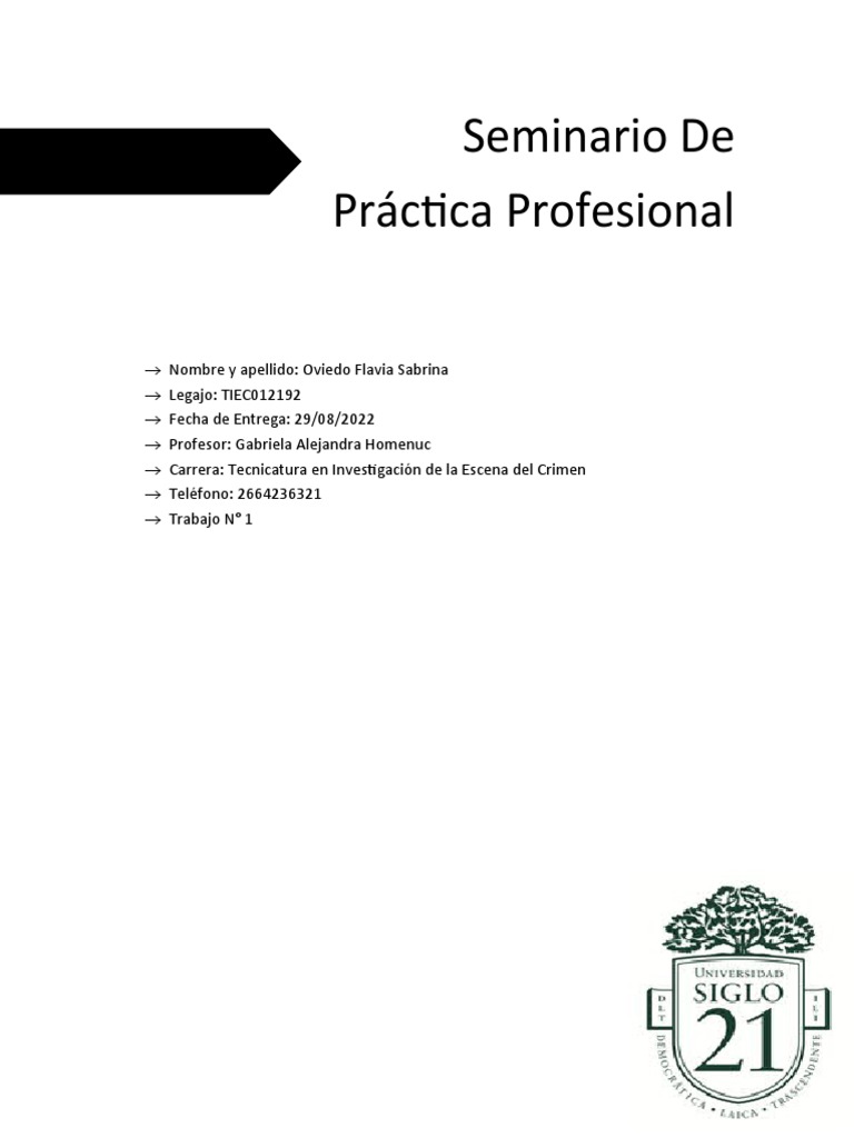 Seminario de Practica TP 1 | PDF